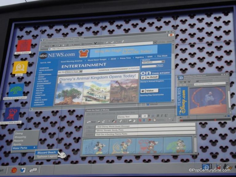 Pop Century 90's Section | Pop Century Fan Site